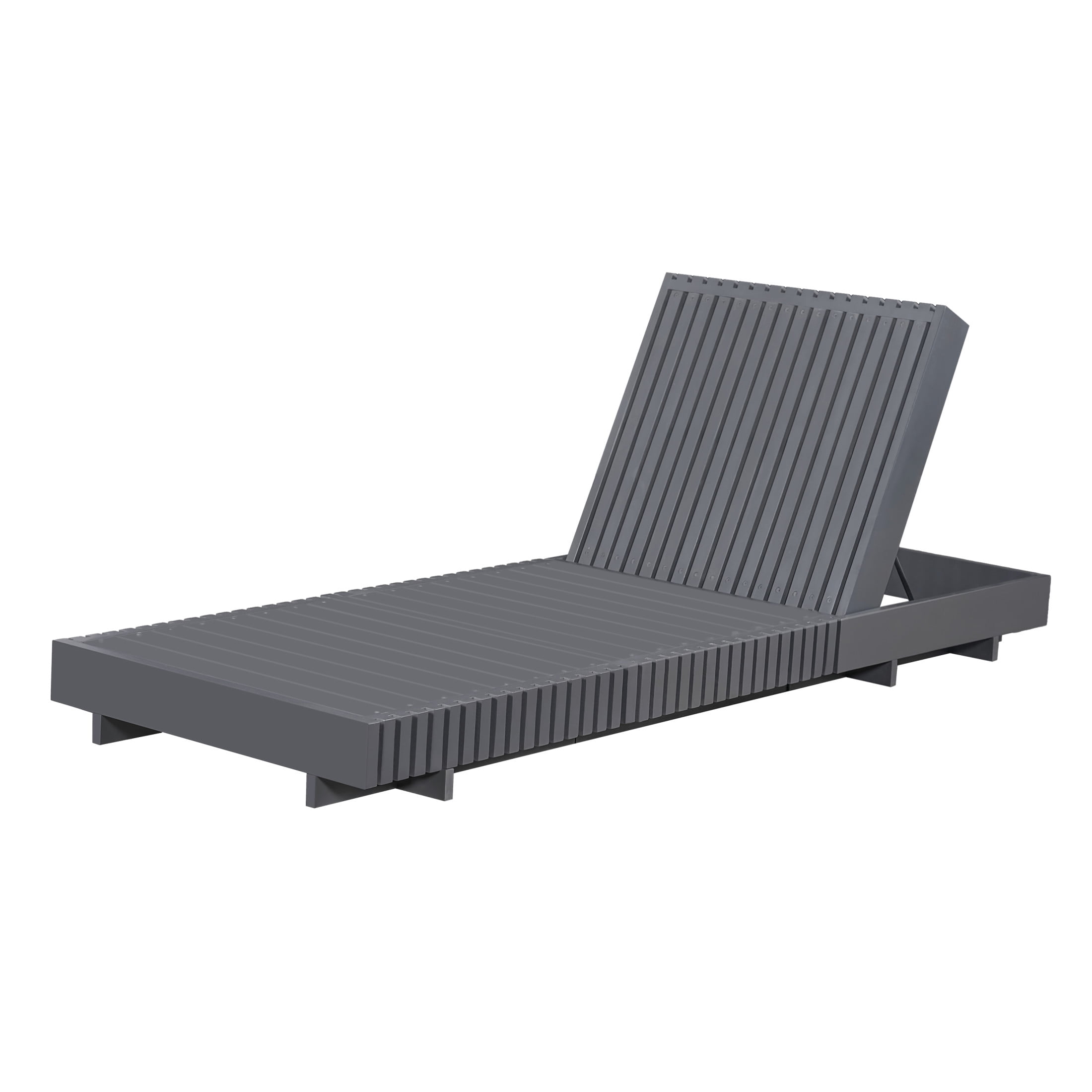 Christopher Knight Home Acacia Wood Outdoor Chaise Lounge, 6-Position ...