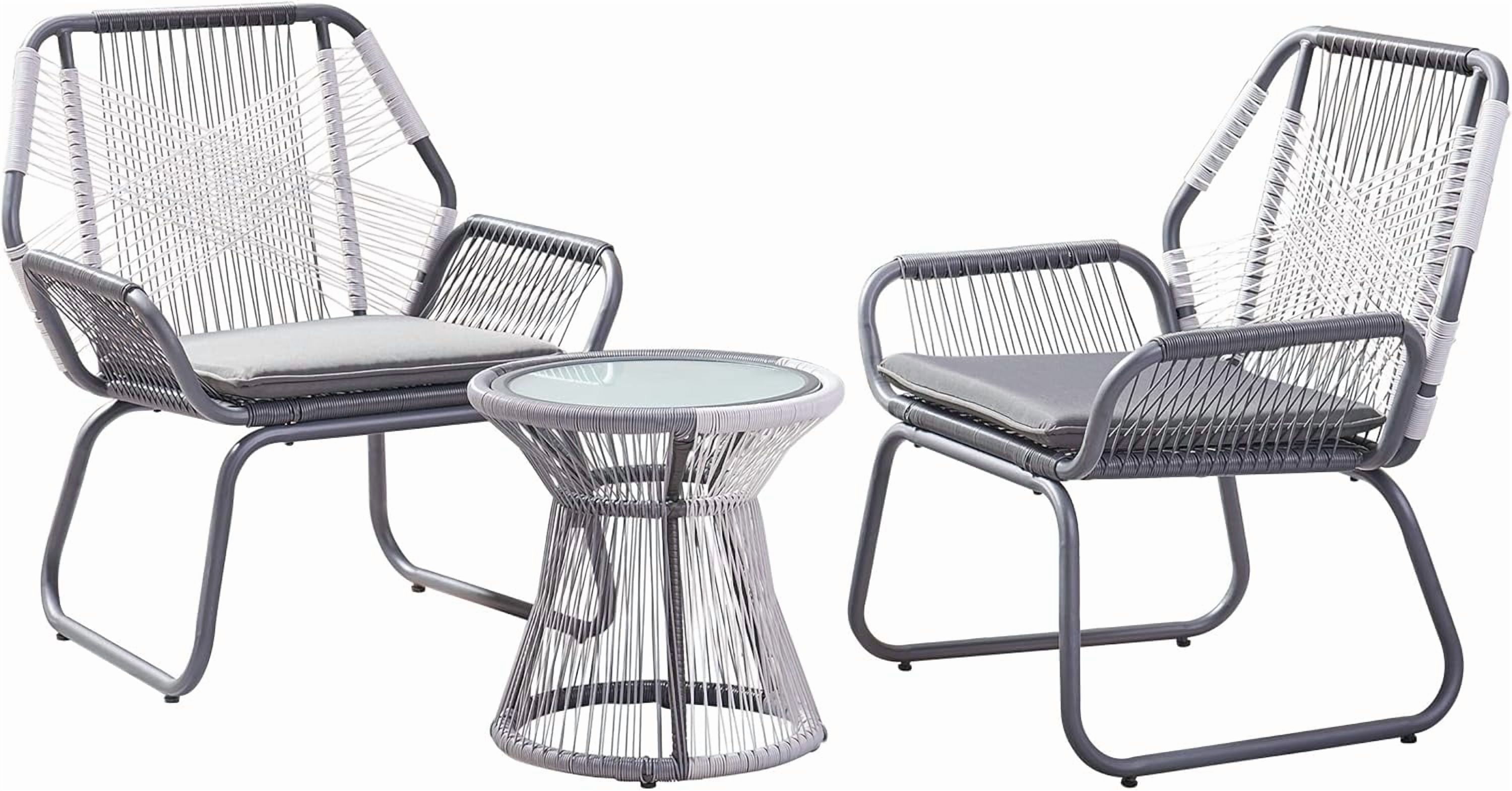 Christopher Knight Home Aiden Outdoor 3 Piece Faux Rattan Chair Set ...