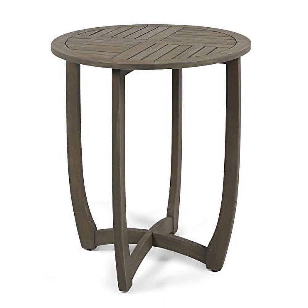 Christopher Knight Home Andria Outdoor Acacia Wood Bistro Table, Gray ...