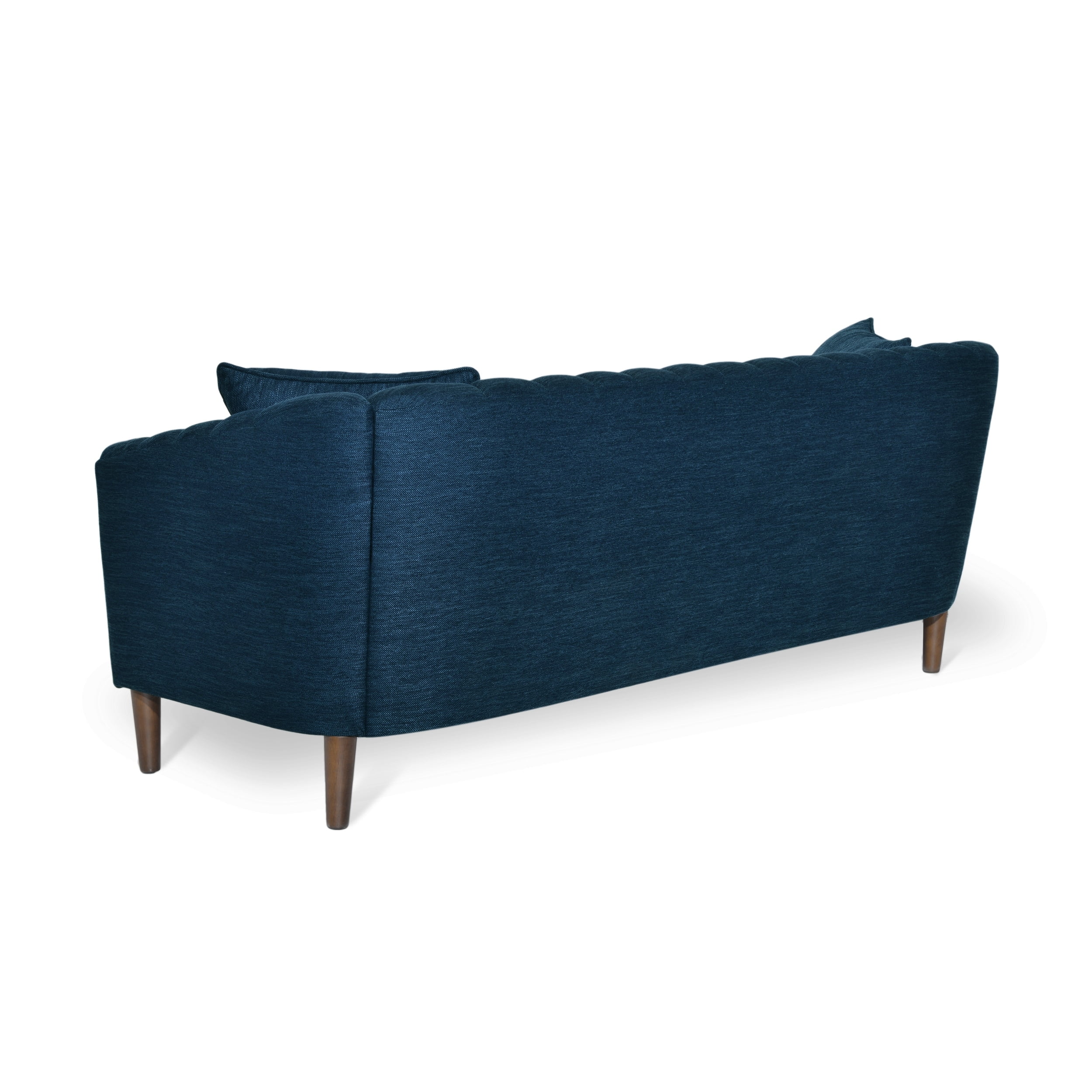 Christopher Knight Home Ansonia Channel-tufted Sofa by Dark Walnut ...