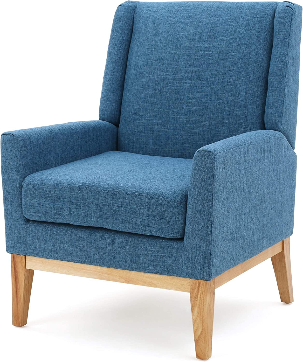 Christopher Knight Home Aurla Fabric Accent Chair, Muted Blue - Walmart.com