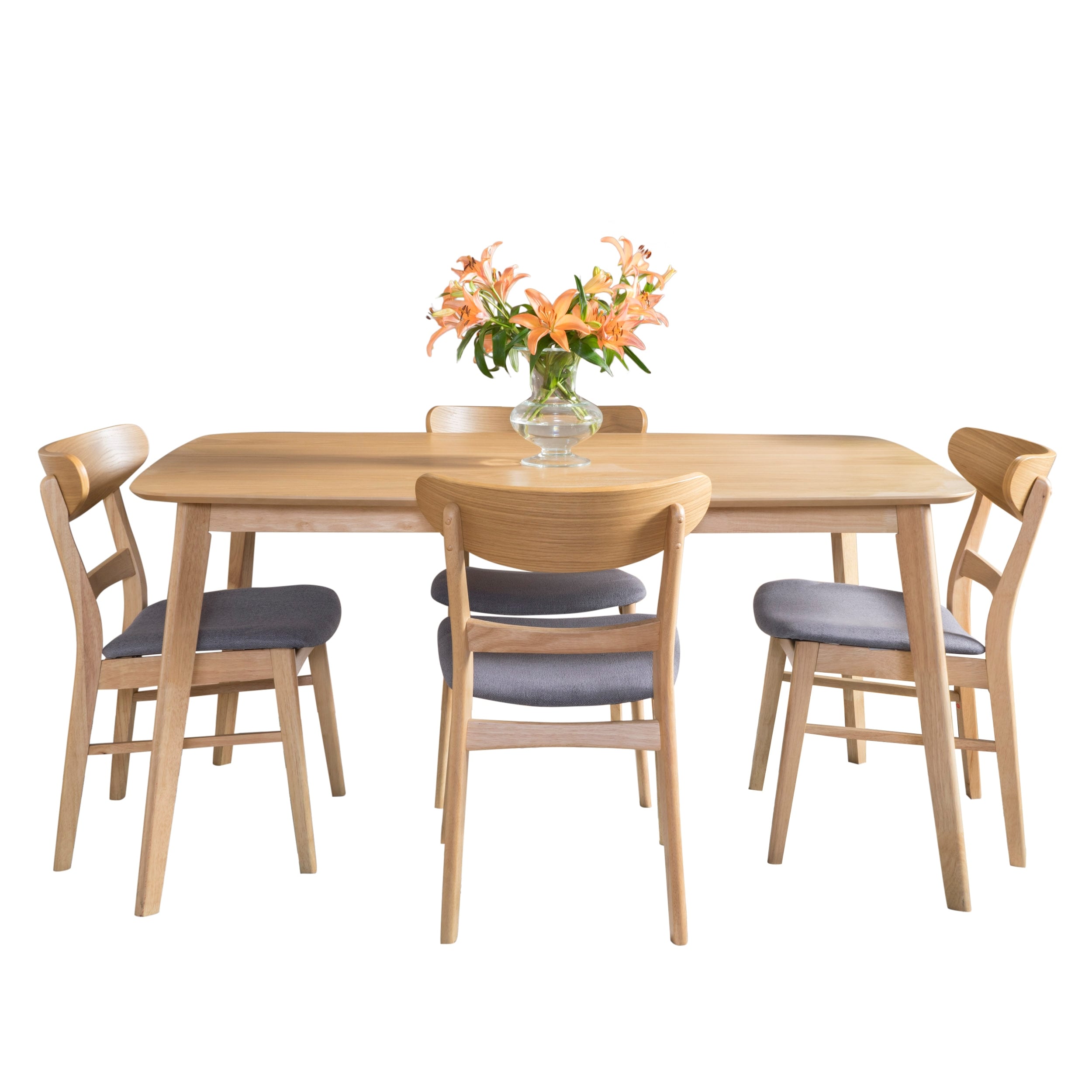 Christopher Knight Home Bryner Mid-Century Modern 5 Piece Dining Set by ...