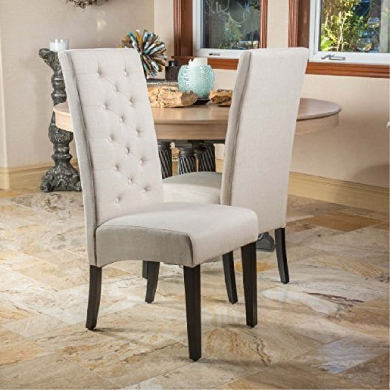 Christopher Knight Home Darby Natural Linen Dining Chair (Set of 2 ...