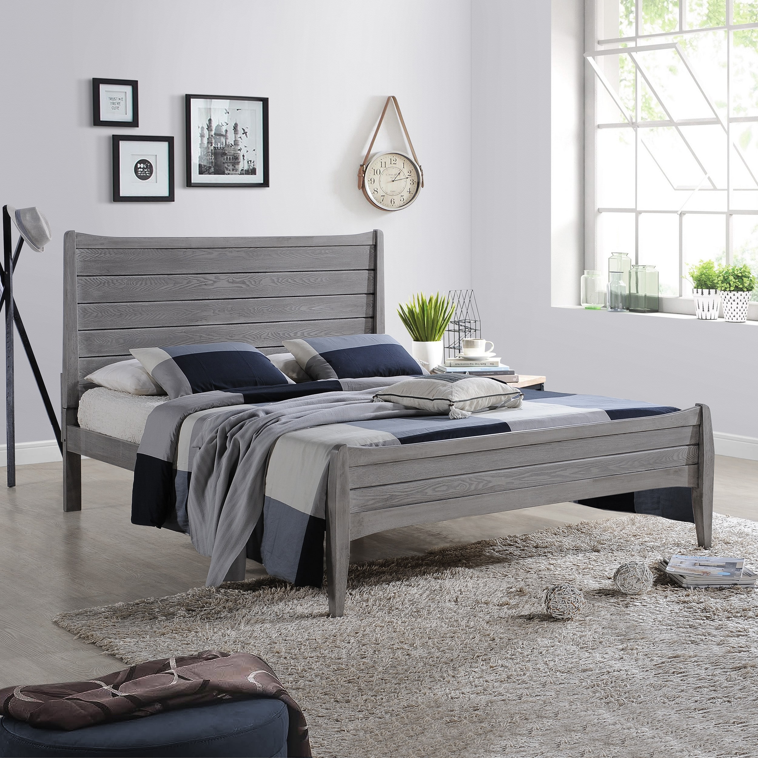 Christopher Knight Home Devonshire Rustic Queen Platform Bed by Rustic ...