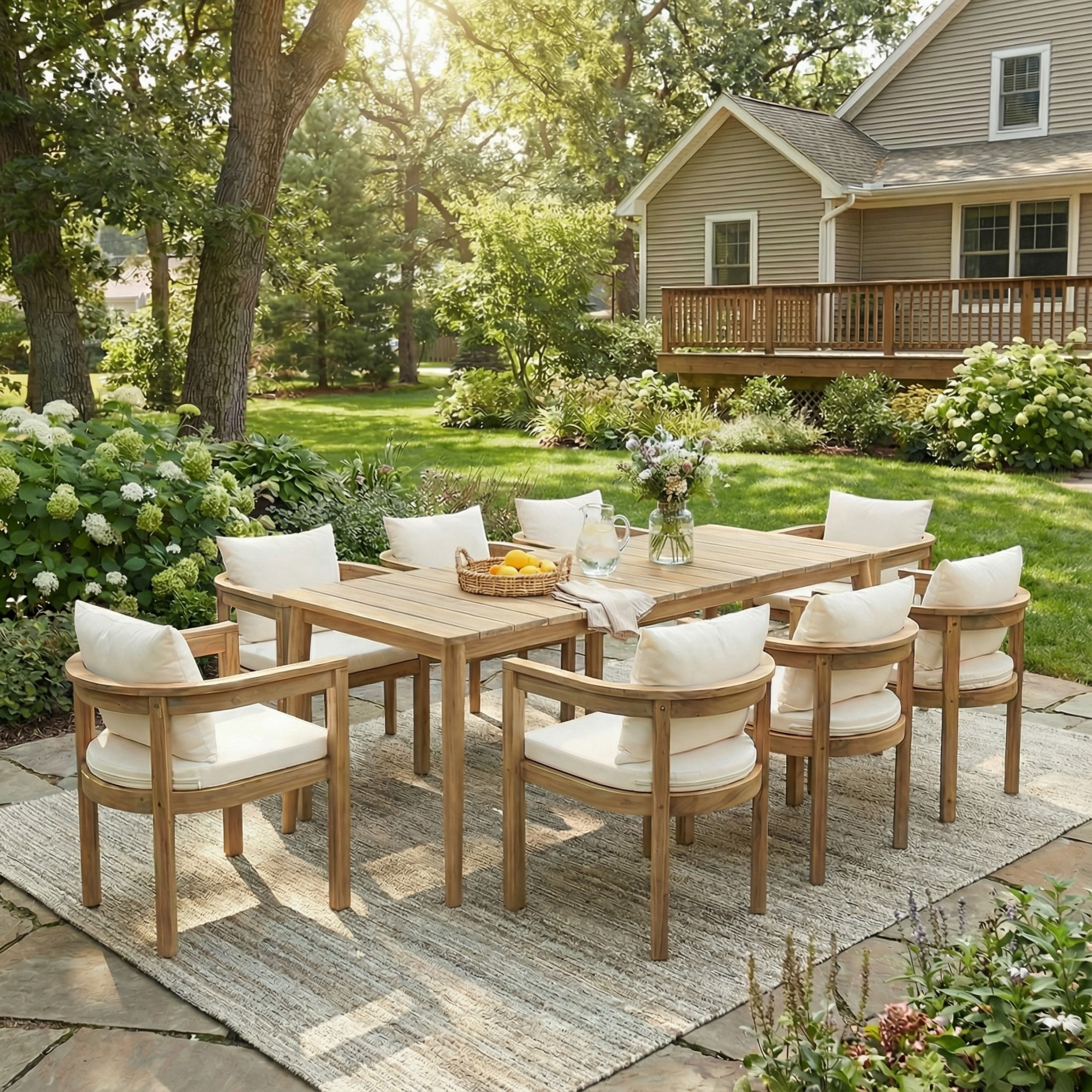 Farmhouse Patio Dining Set