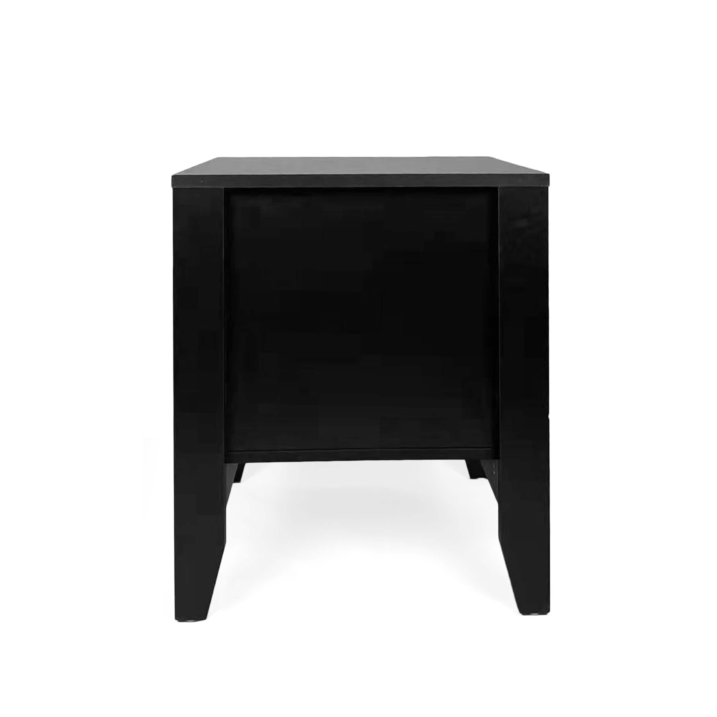 Christopher Knight Home Foisy Faux Wood Nightstand with Drawer by Black ...