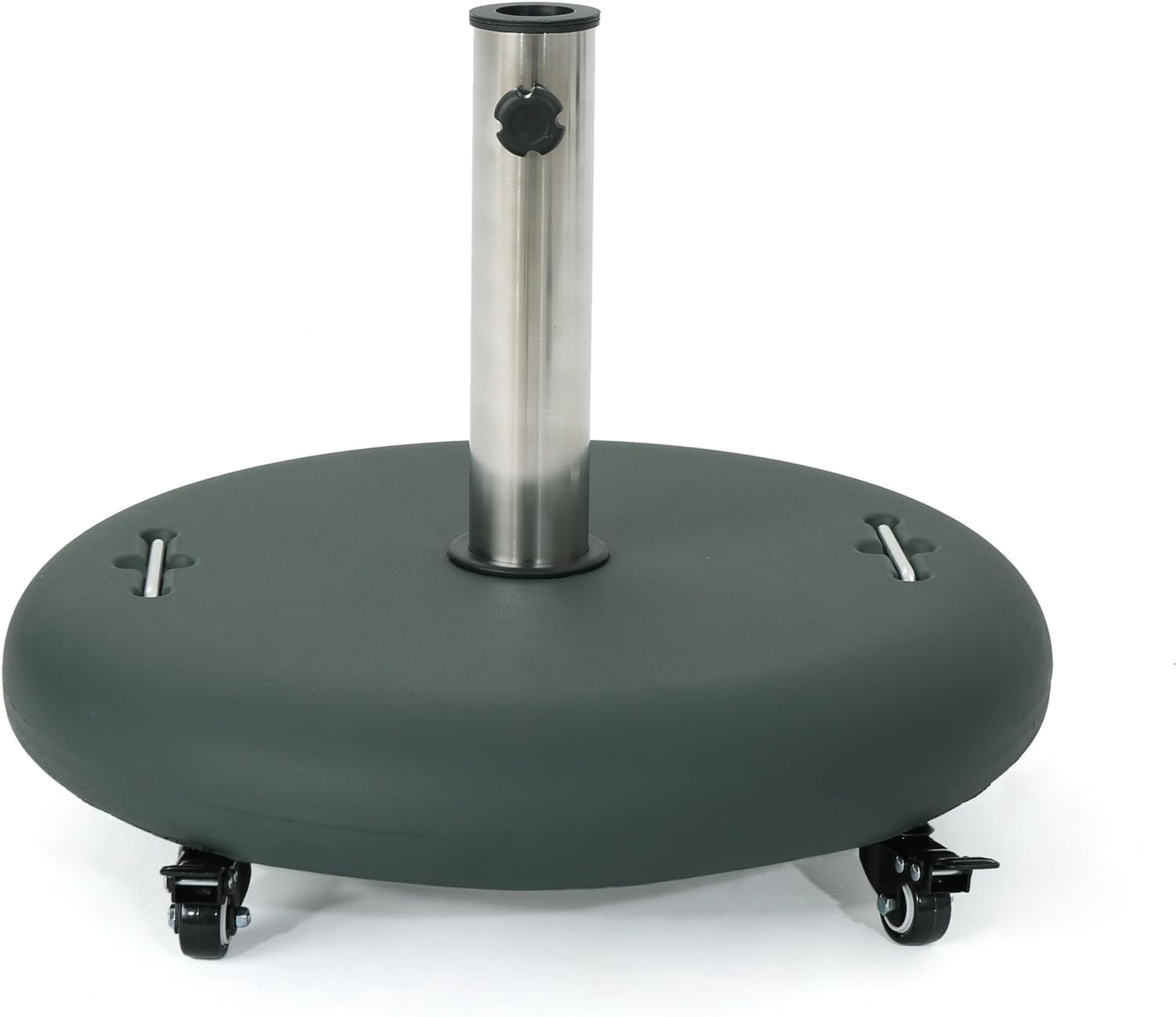 Christopher Knight Home Hayward Outdoor Concrete Circular 80lb Umbrella ...