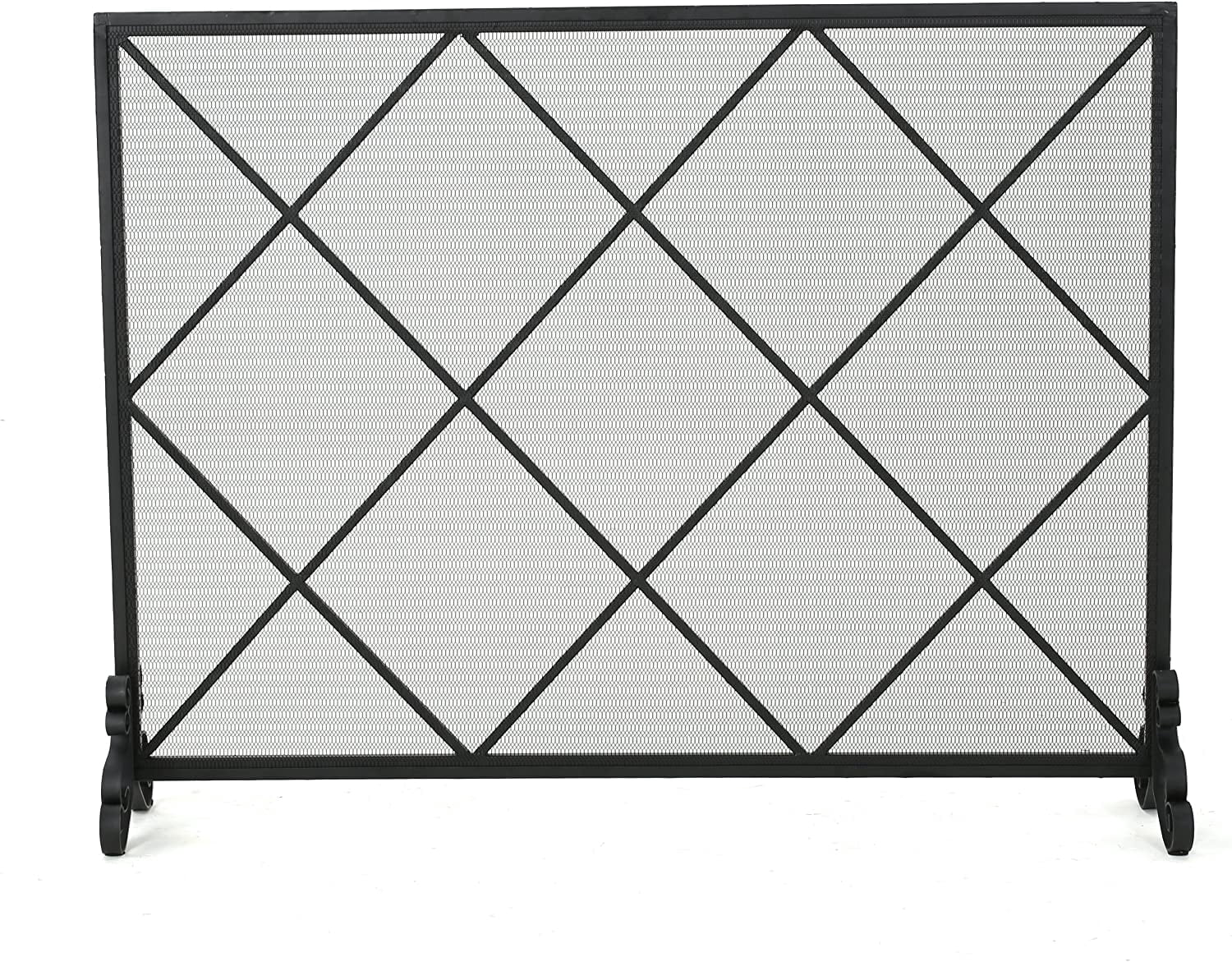 Christopher Knight Home Howell Single Panel Iron Fireplace Screen ...
