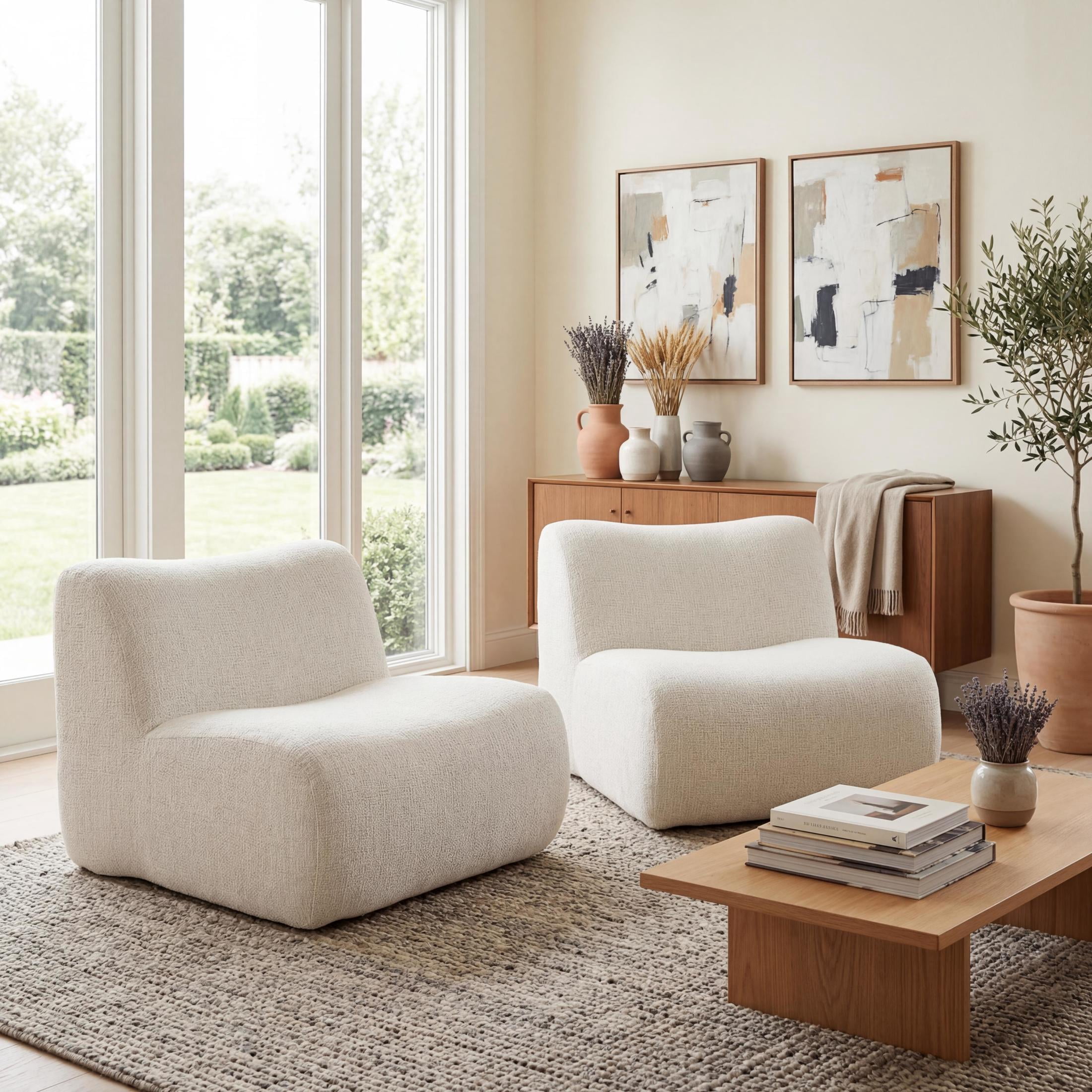 Christopher Knight Home Modern 2-Seater Compressed Modular Sofa, Curved ...