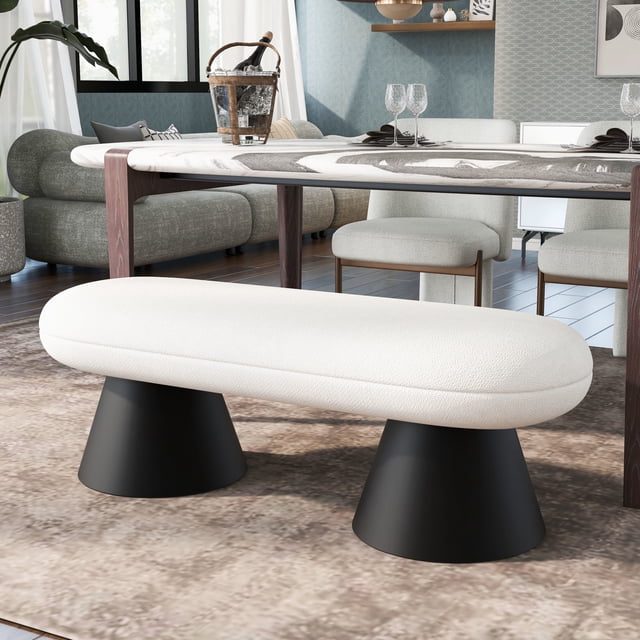 Christopher Knight Home Modern 51" Upholstered Entryway Bench, Dining ...