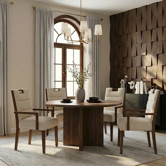 Christopher Knight Home Modern Beige Upholstered Dining Chairs with ...