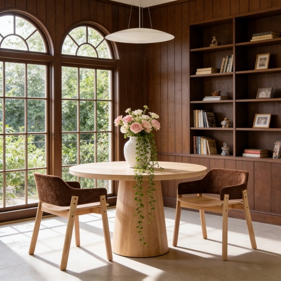 Christopher Knight Home Mid-Century Modern Dining Chairs with Windsor ...