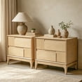 Christopher Knight Home Modern Mid-Century Nightstand with 2 Drawers ...