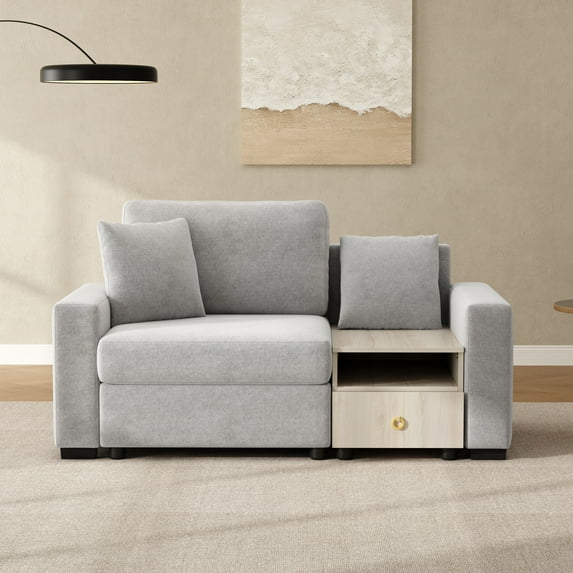 Christopher Knight Home Modern Modular Sofa with Storage Armrest ...