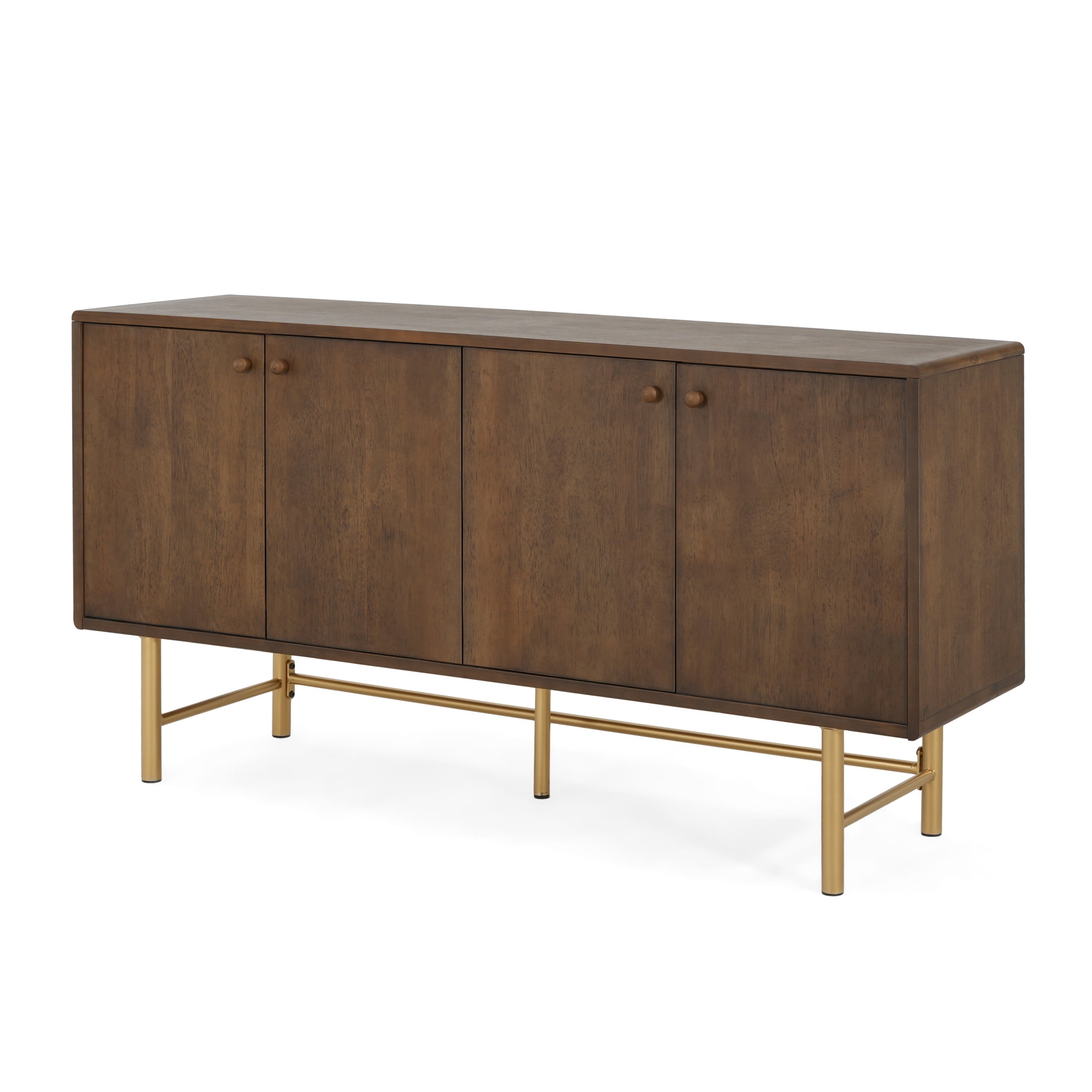 Christopher Knight Home Modern Scandinavian 4-Door Sideboard, Storage ...