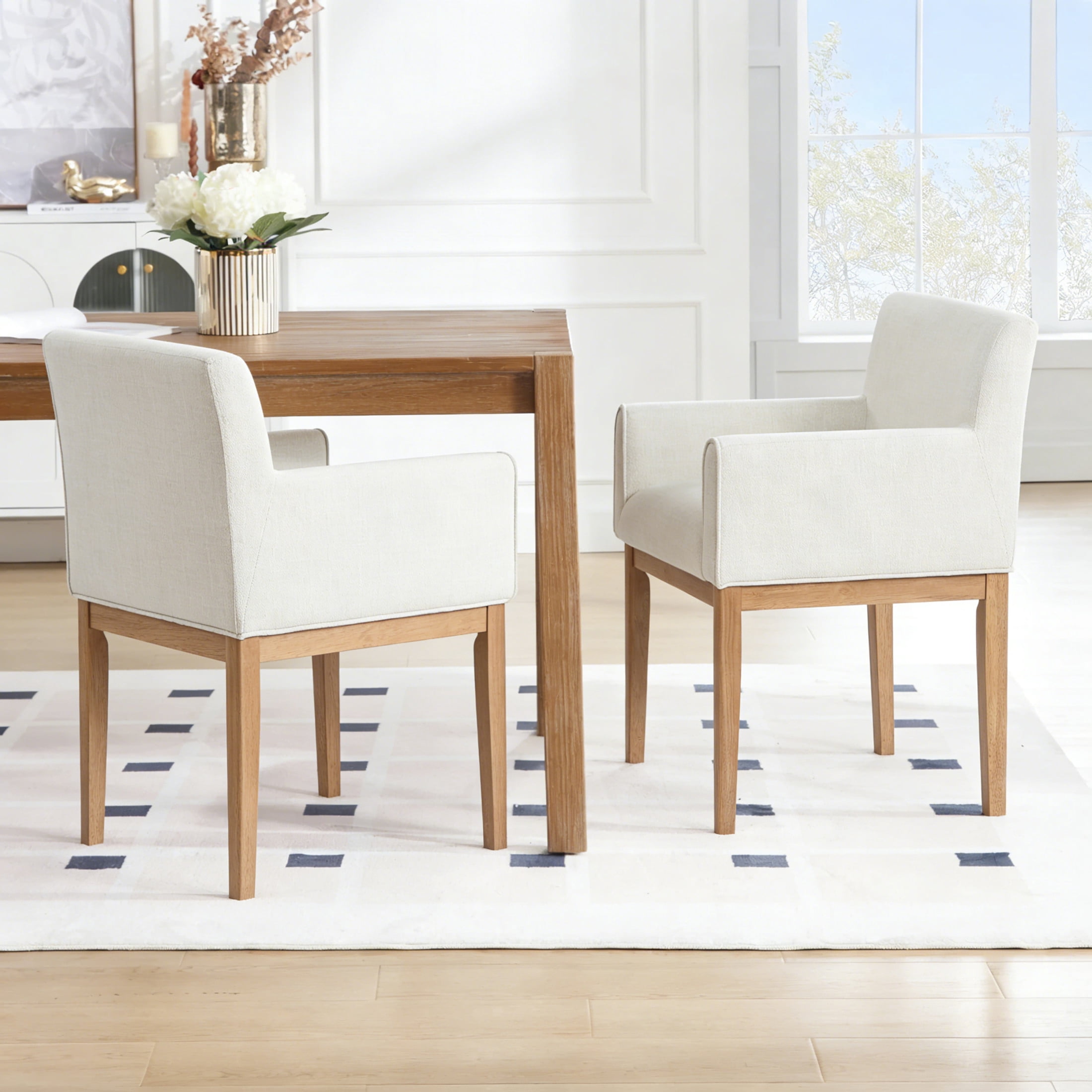 Christopher Knight Home Modern Upholstered Dining Chairs Set of 2 ...