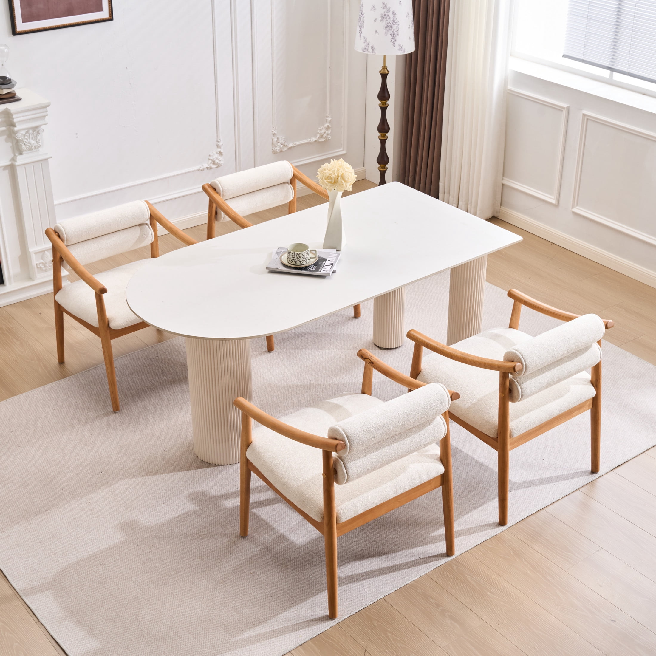 Christopher Knight Home Modern Upholstered Dining Chairs with ...