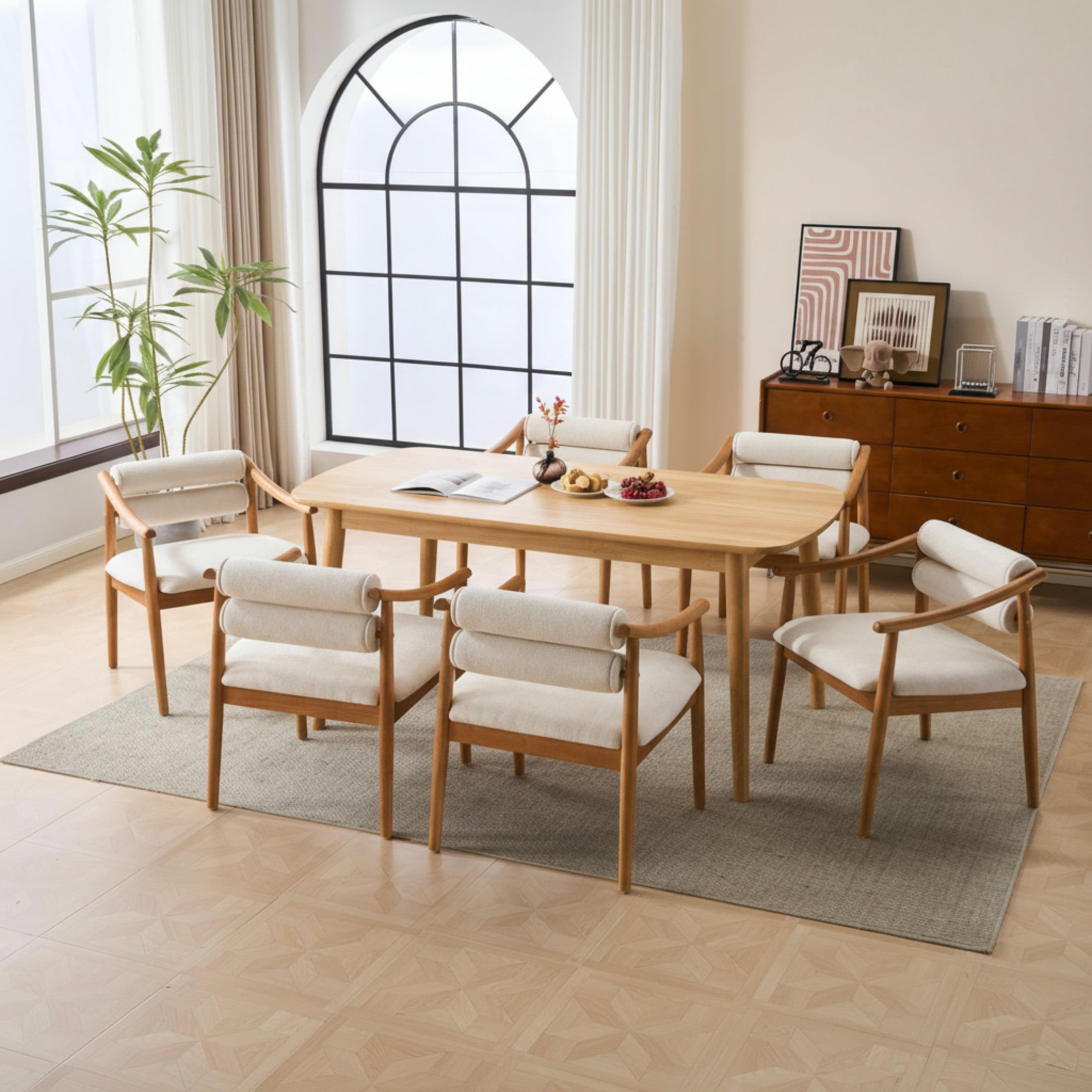 Christopher Knight Home Modern Upholstered Dining Chairs with ...