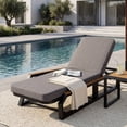 Christopher Knight Home Outdoor Chaise Lounge with Cushion, 5-Position ...