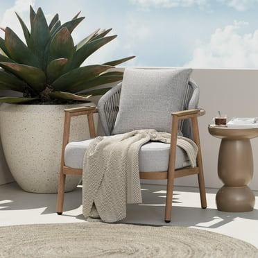 Christopher Knight Home Boho Outdoor Rope Lounge Chair with Thick ...