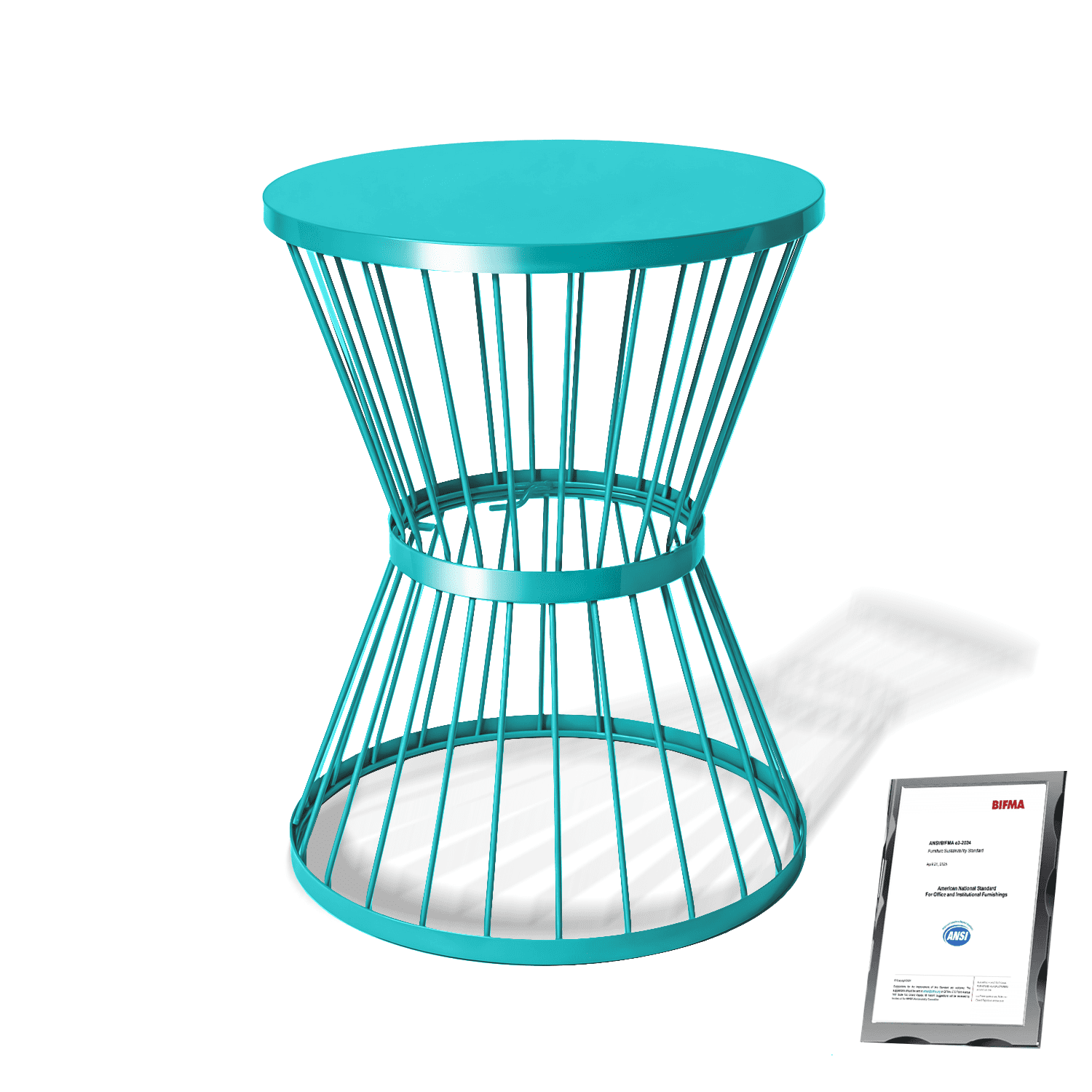 Christopher Knight Home Outdoor Side Table Metal Round End Table ...