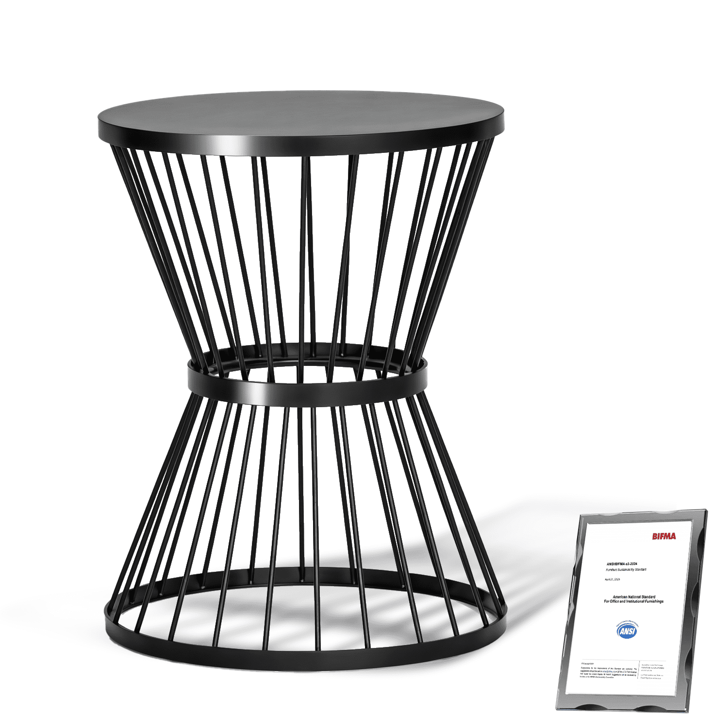 Christopher Knight Home Outdoor Metal Side Table Modern Round ...