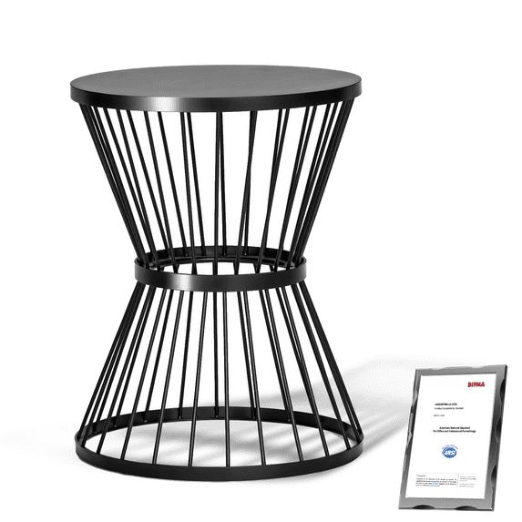 Christopher Knight Home Outdoor Metal Side Table Modern Round ...