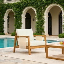 Christopher Knight Home Bohemian Acacia Wood Outdoor Club Chairs Set of ...