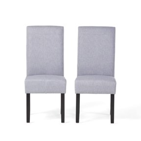 Christopher Knight Home Modern Chenille Upholstered Dining Chairs, Grey ...