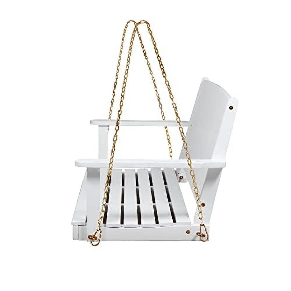 Christopher Knight Home Phoebe Outdoor Acacia Wood Porch Swing, White ...