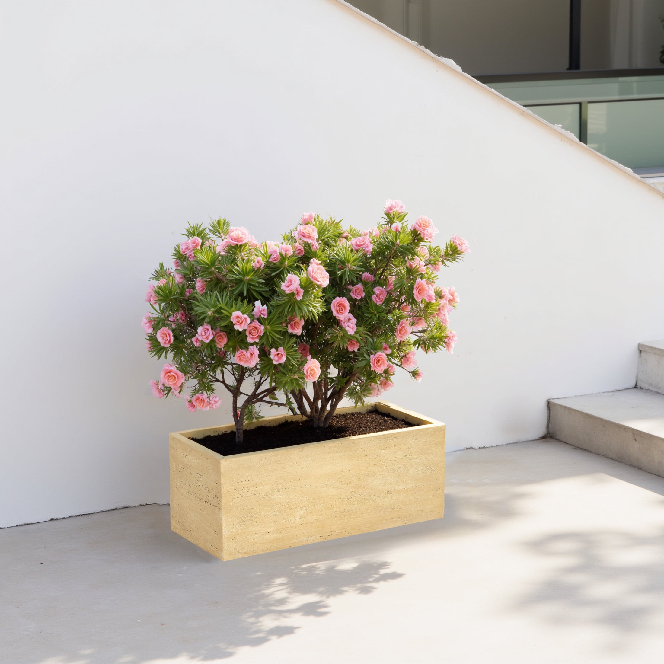 Christopher Knight Home Rectangular MGO Planter with Drainage Hole, 24 ...