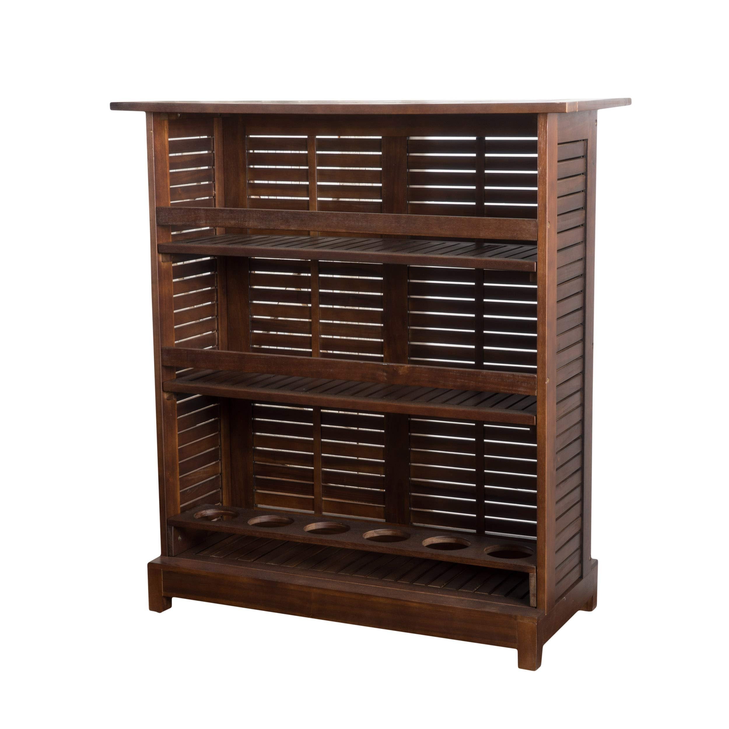 Christopher Knight Home Riviera Acacia Non-FSC KD Wood Bar, Rich ...