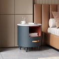 Christopher Knight Home Round Nightstand with Drawer & Open Shelf ...