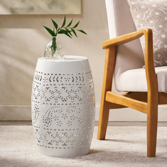Christopher Knight Home Mellie Outdoor Outdoor Metal Side Table by ...