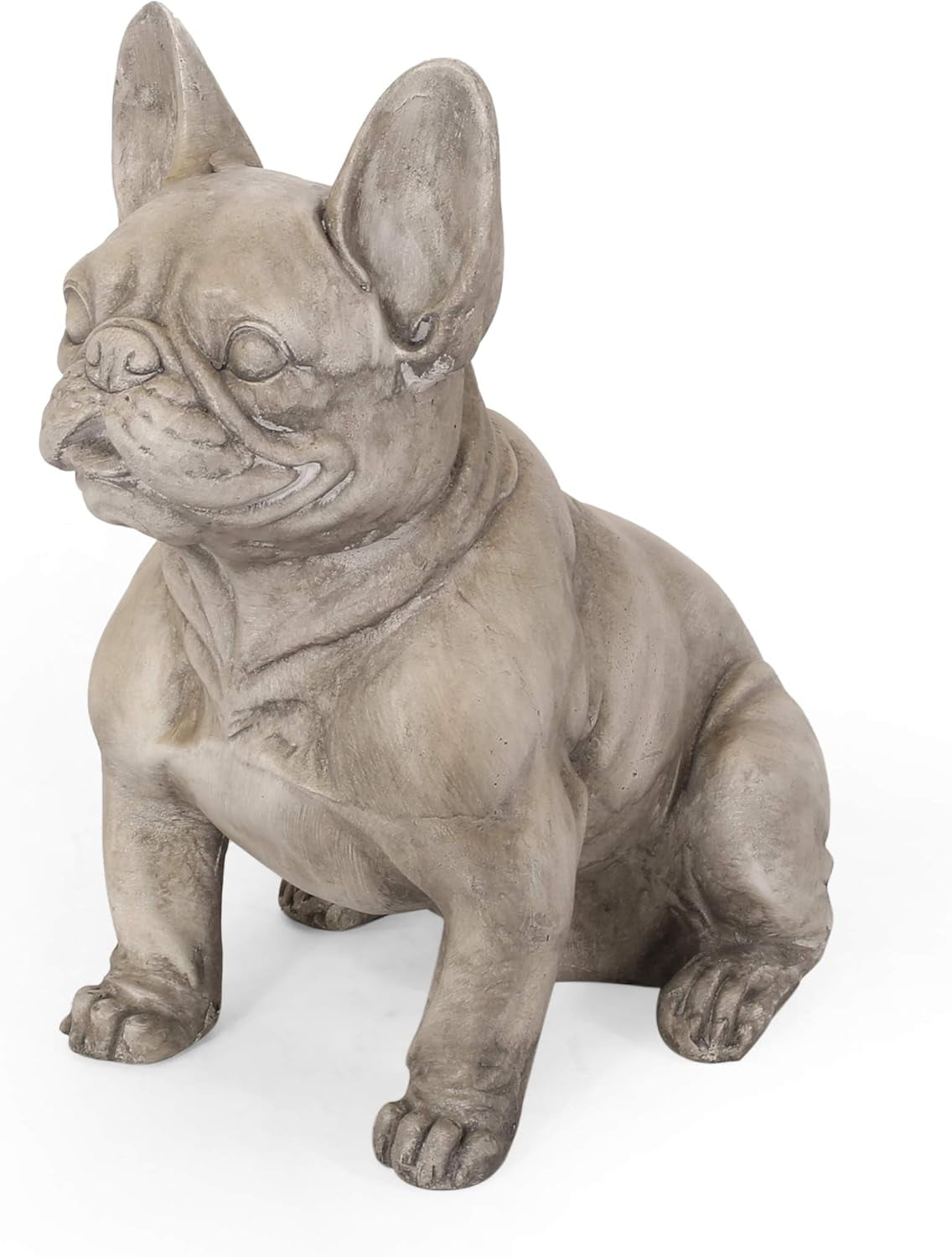Christopher Knight Home Susan Outdoor French Bulldog Garden Statue ...