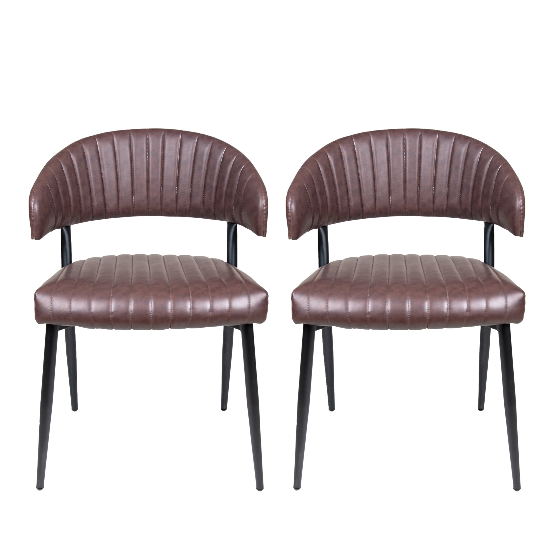 Christopher Knight Home Transitional PU Upholstered Dining Chairs with ...