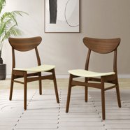 Christopher Knight Home Mid-Century Upholstered Dining Chairs, Solid ...