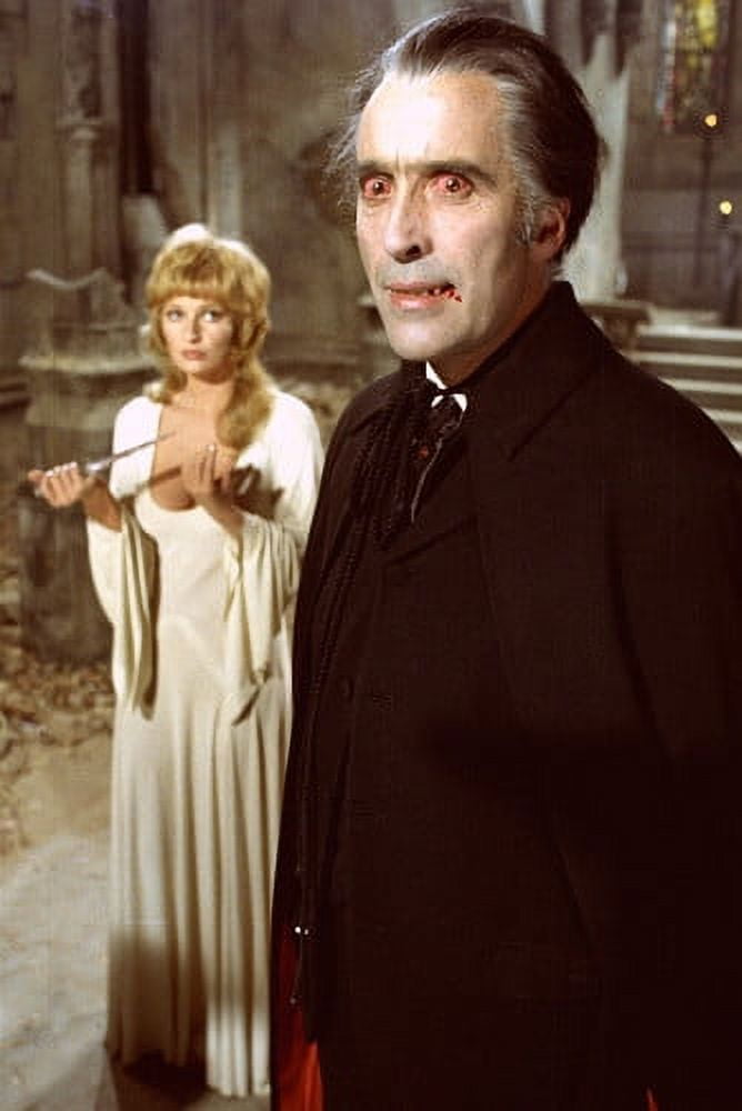 Christopher Lee and Stephanie Beacham in Dracula A.D. 1972 24x36 Poster ...