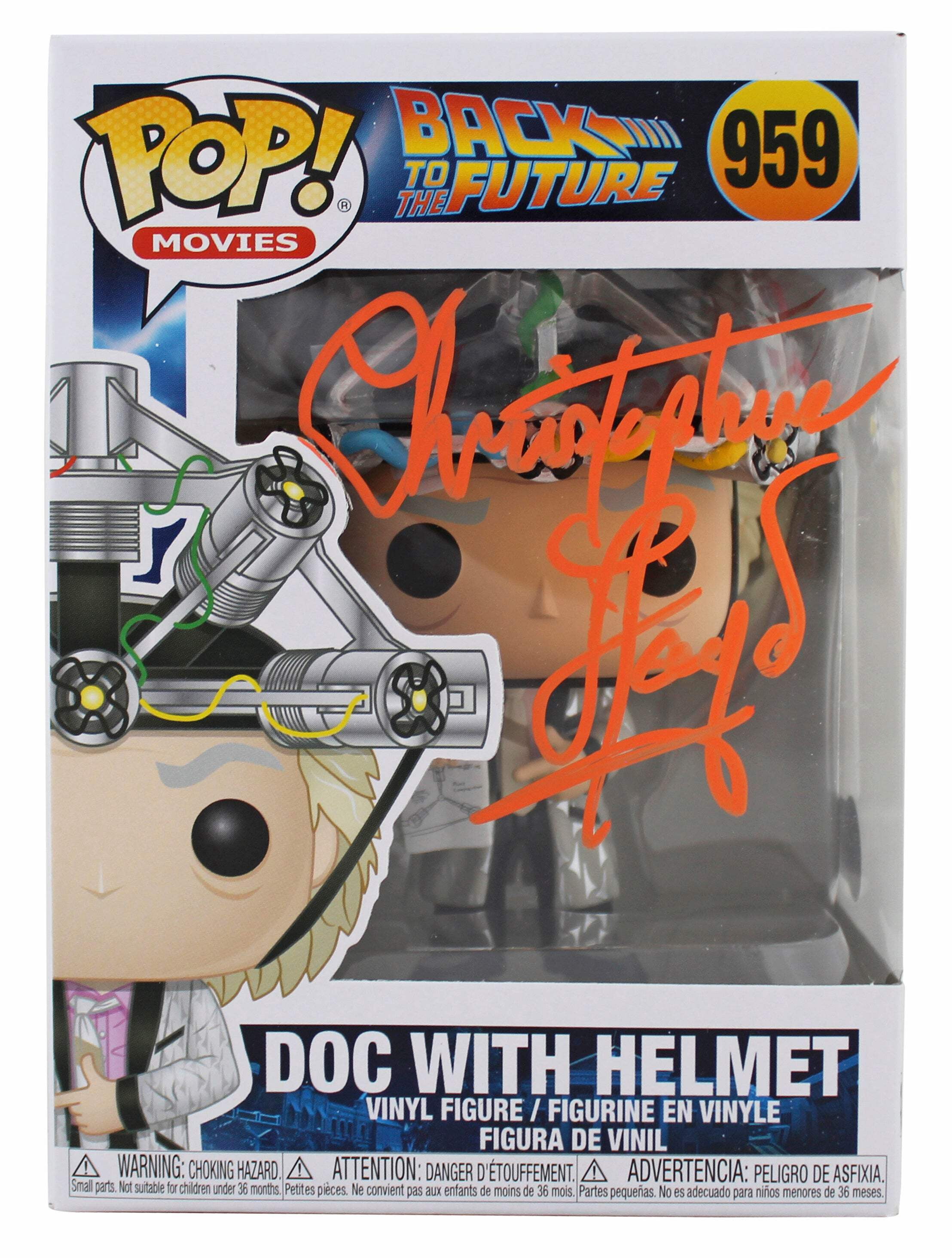 Christopher Lloyd Back To The Future Signed #959 Funko Pop Vinyl Figure ...