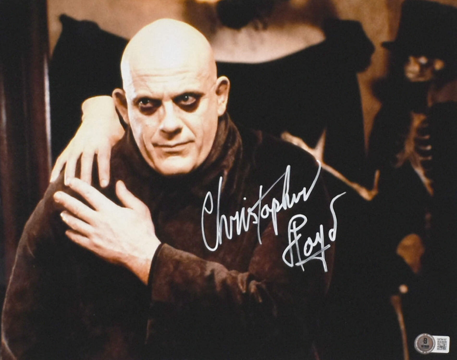 Christopher Lloyd Signed 11x14 Uncle Fester Photo - Beckett W Hologram ...