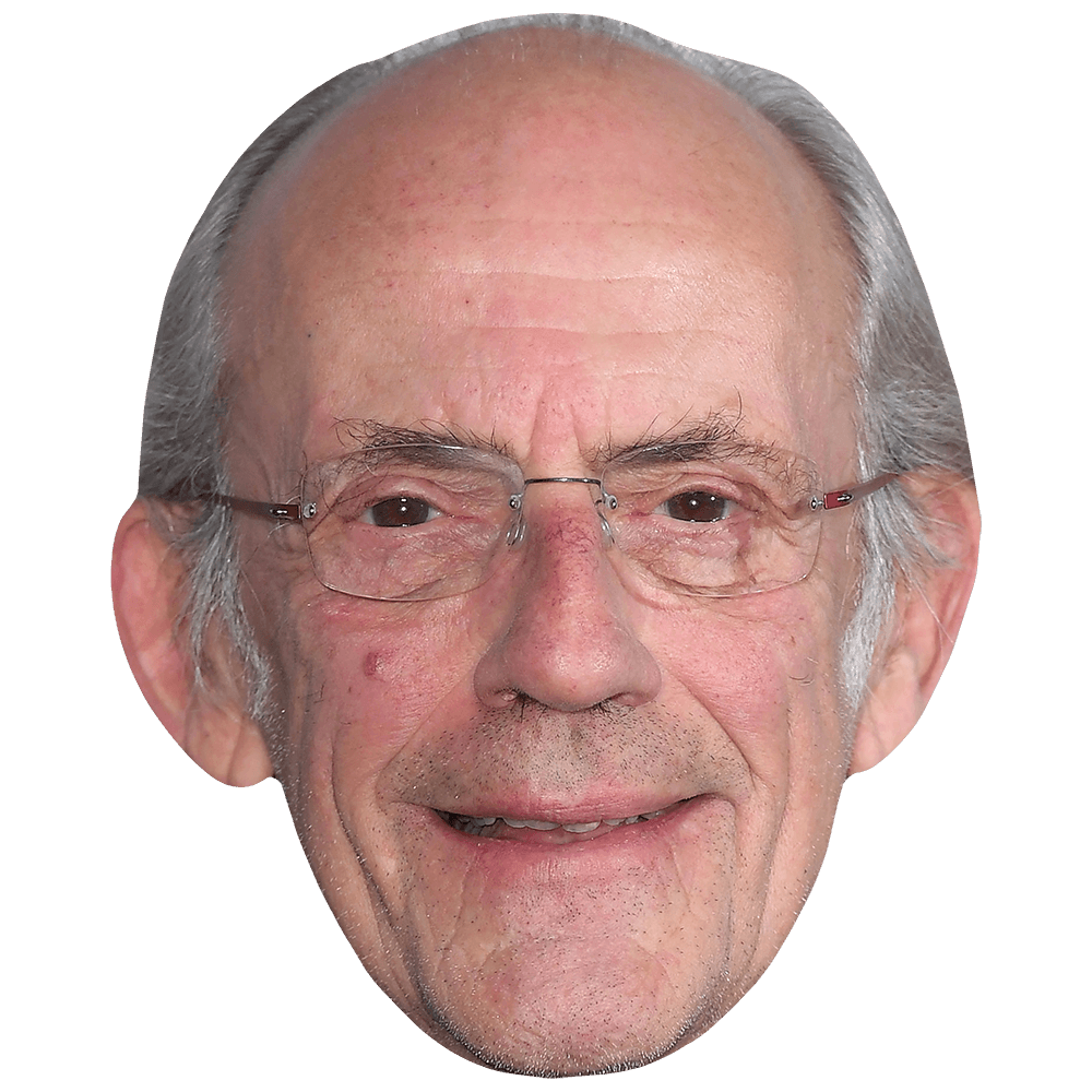 Christopher Lloyd (Smile) Flat Cardboard Face - Walmart.com