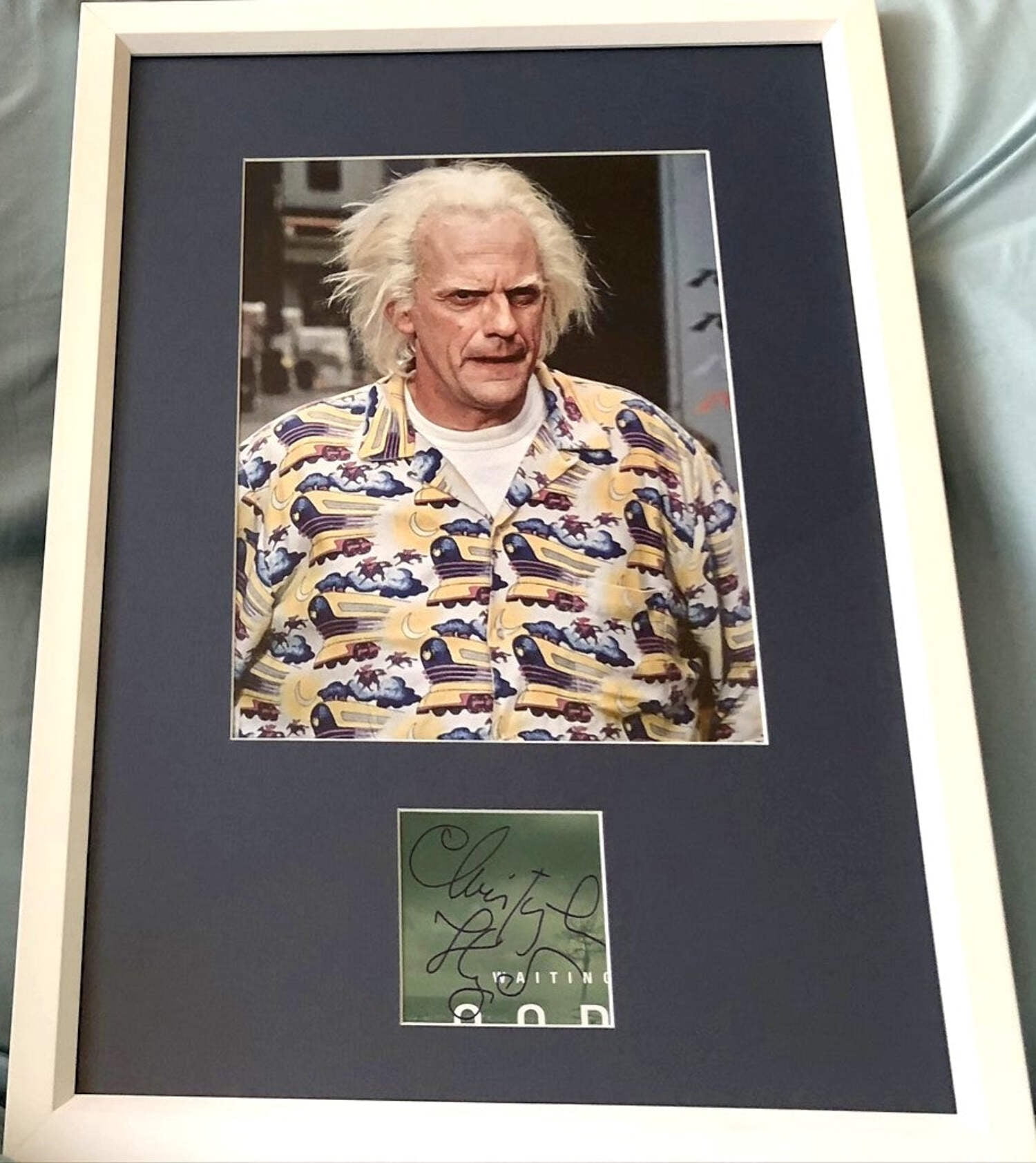 Christopher Lloyd autograph framed with Back to the Future 8x10 movie ...