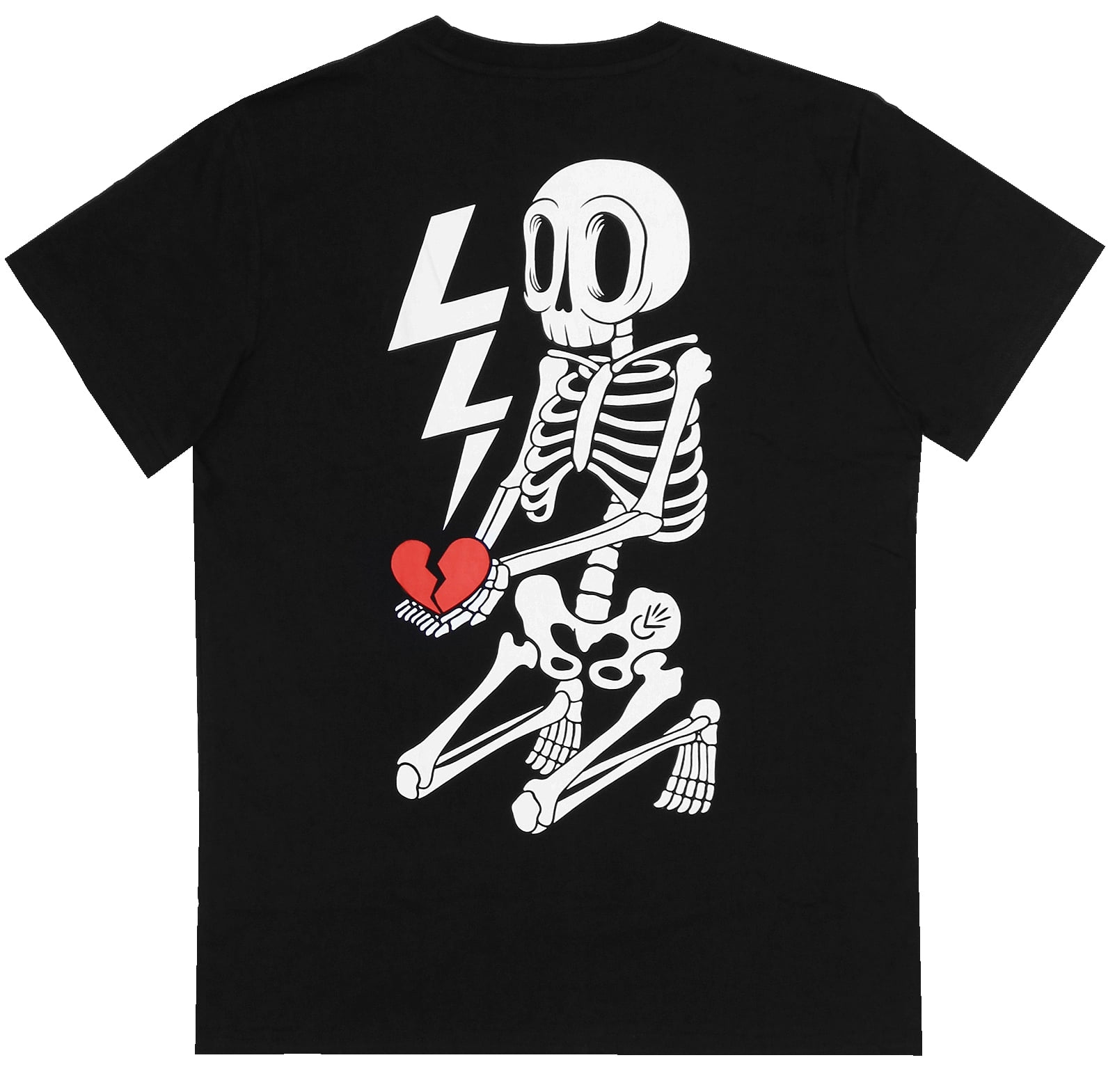 Christopher Luke Broken Heart Short Sleeve T-Shirt [Black] - Walmart.com