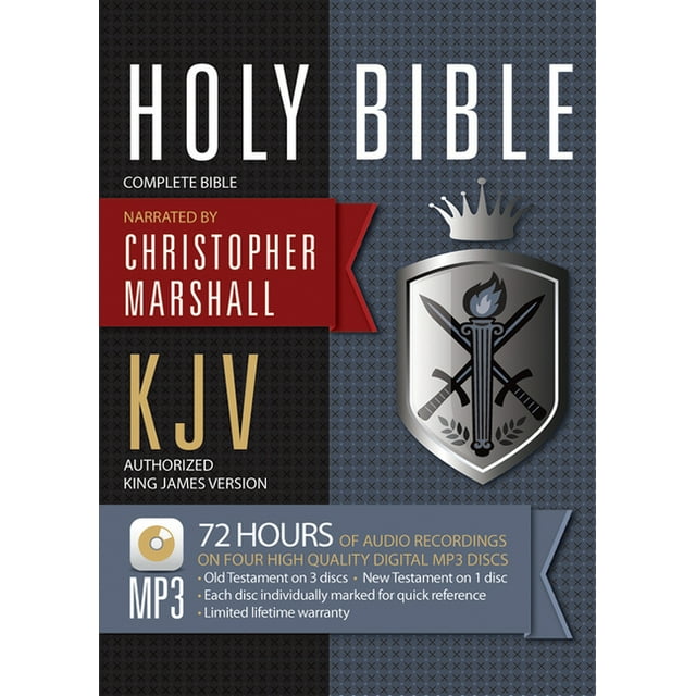 Christopher Marshall: KJV Complete Bible, Book 1 (MP3 CD) - Walmart.com
