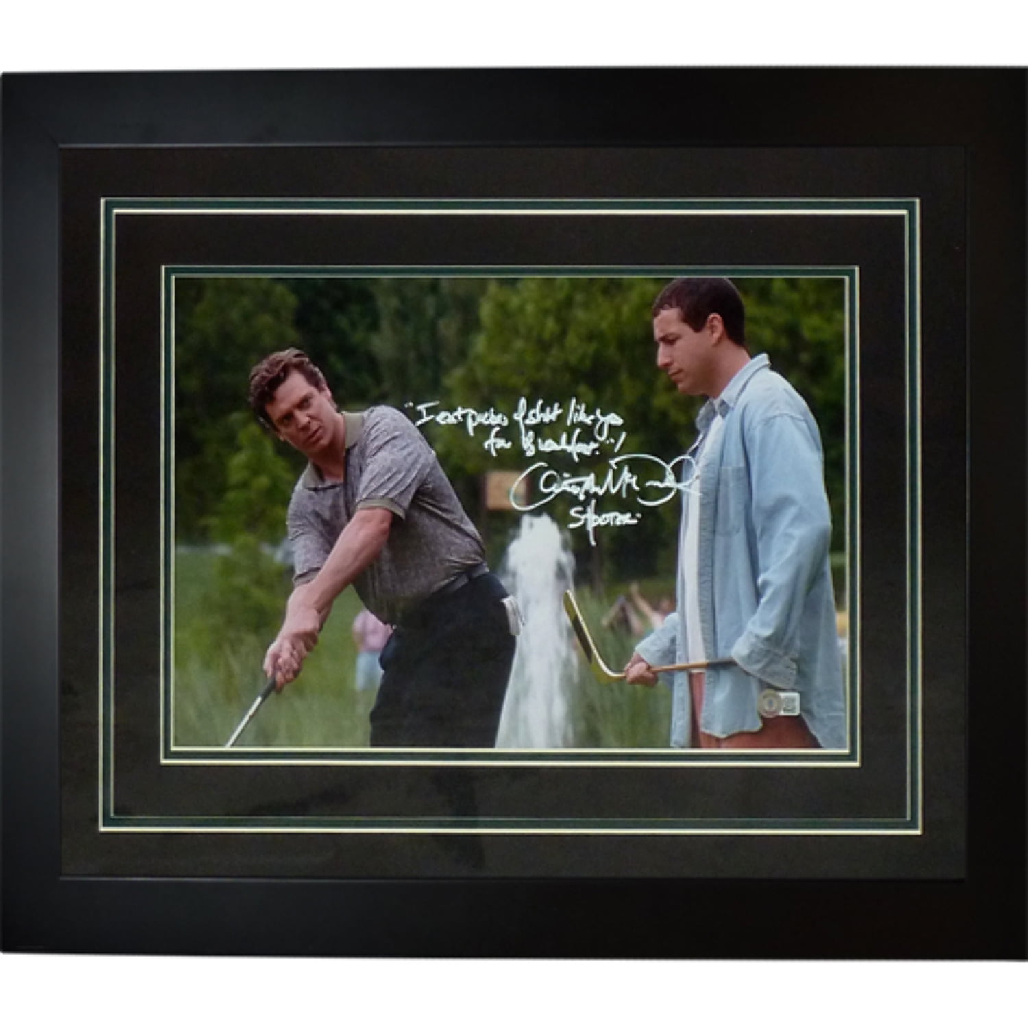 Christopher McDonald Shooter McGavin Autographed Happy Gilmore with ...
