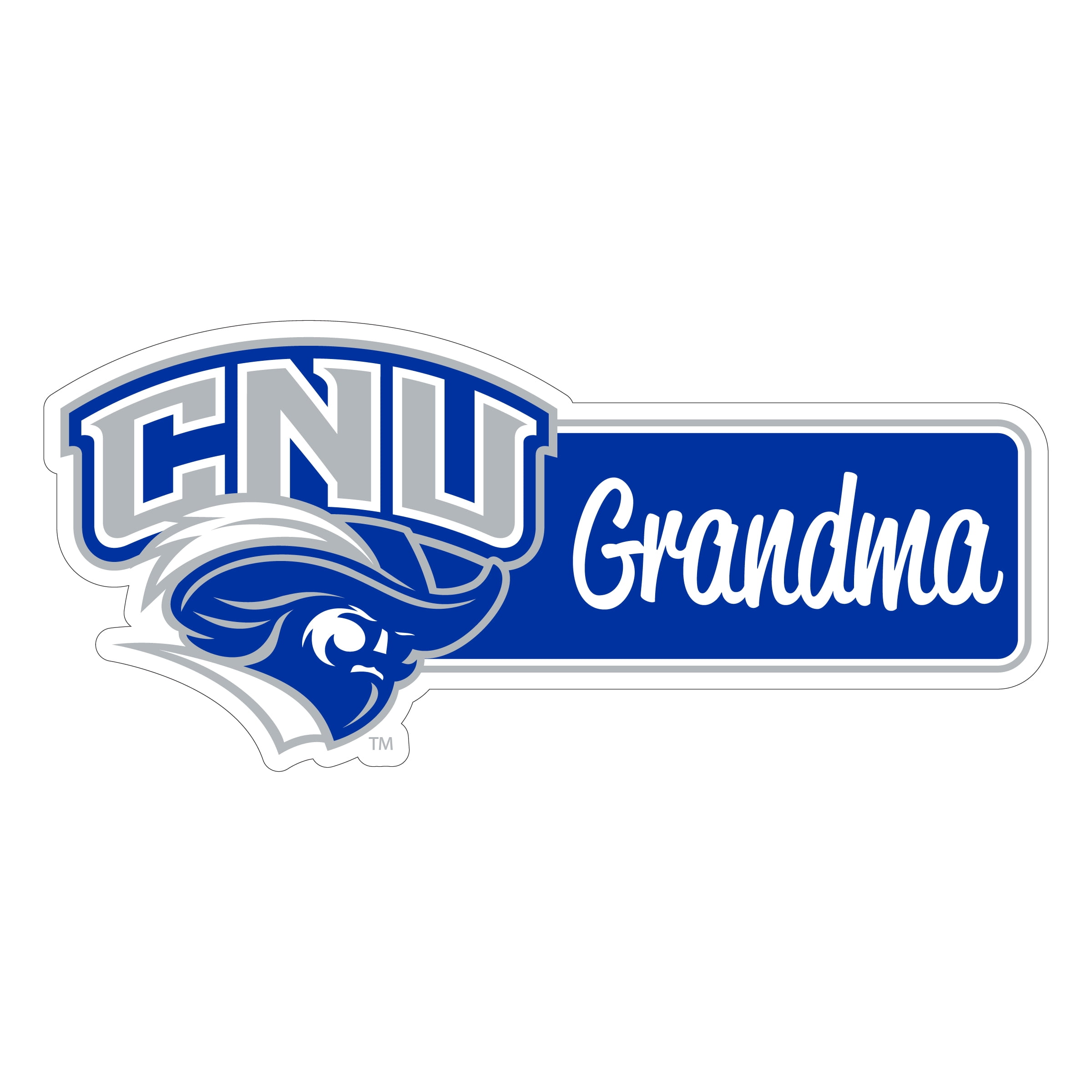Christopher Newport Captains Proud Grandma Die Cut Decal Officially ...