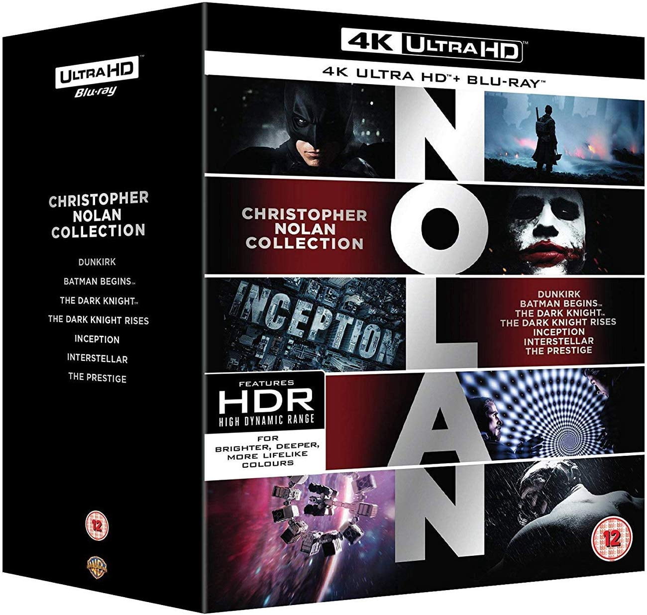 Christopher Nolan 7- Movie Collection (4K + Bluray) - Walmart.com