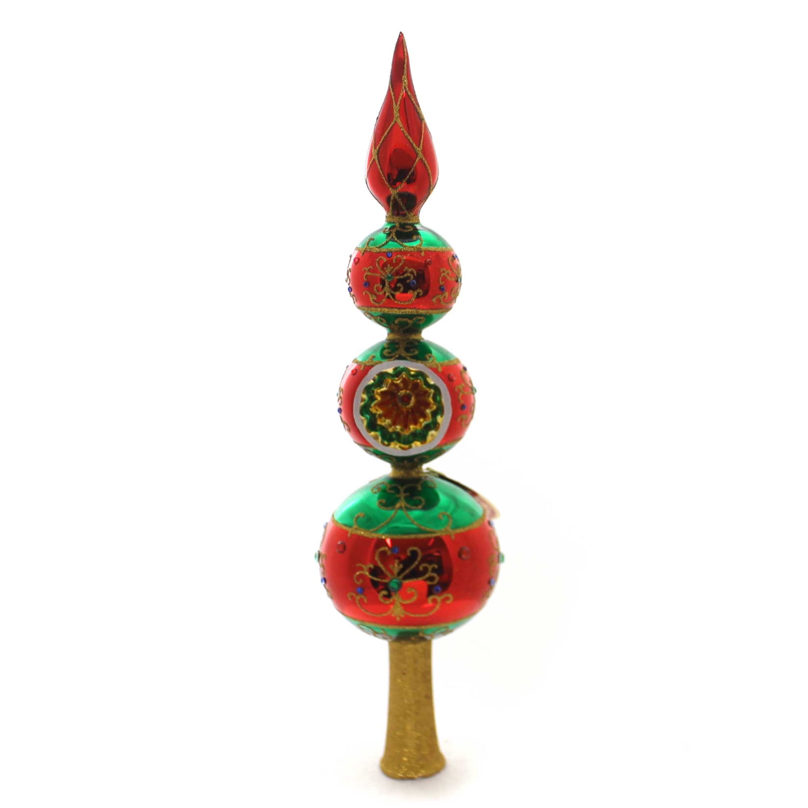 Christopher Radko Baroque Finial Glass Tree Topper Christmas 1018897 ...