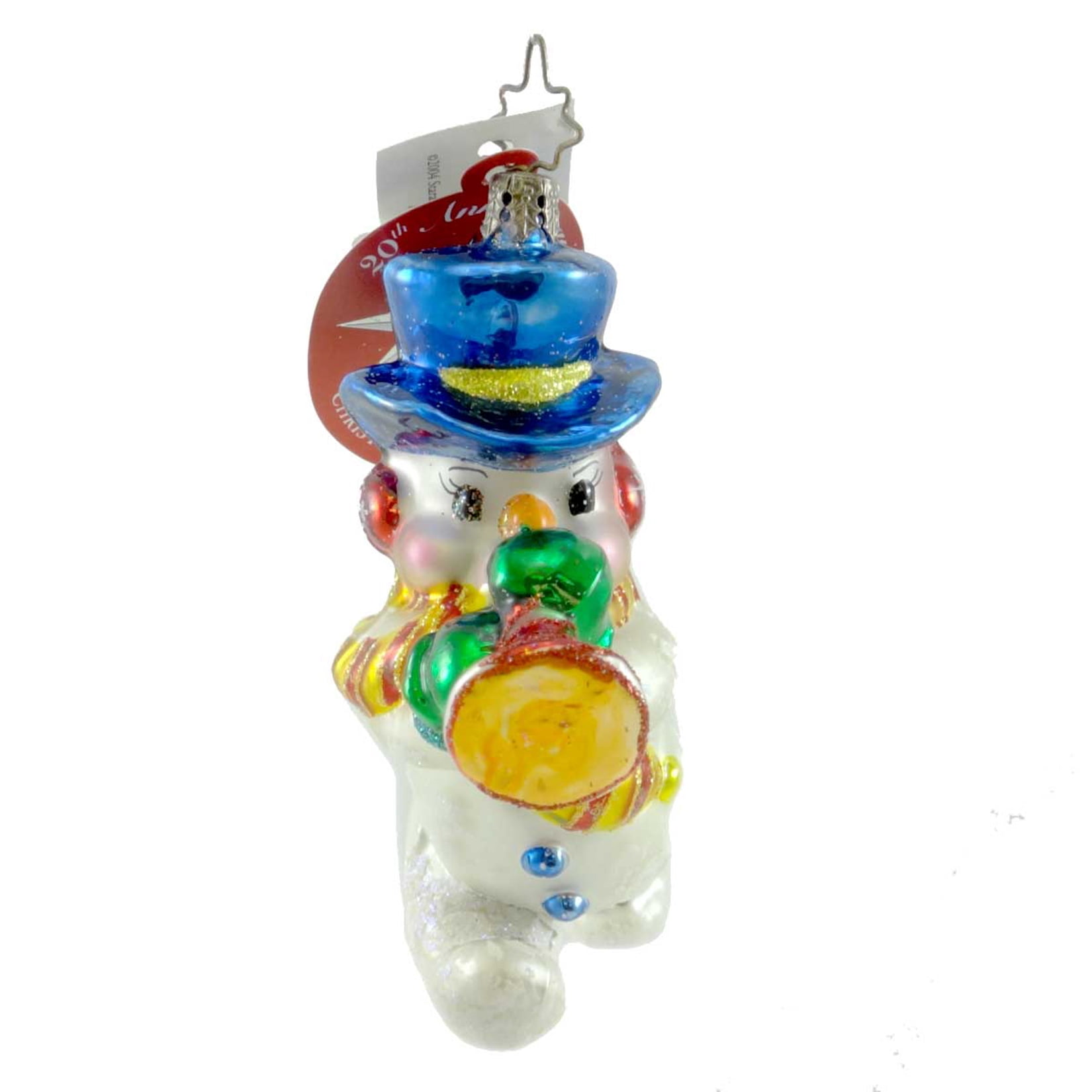 Christopher Radko Company 4.25In On The Snow Beat, Glass, Ornament ...