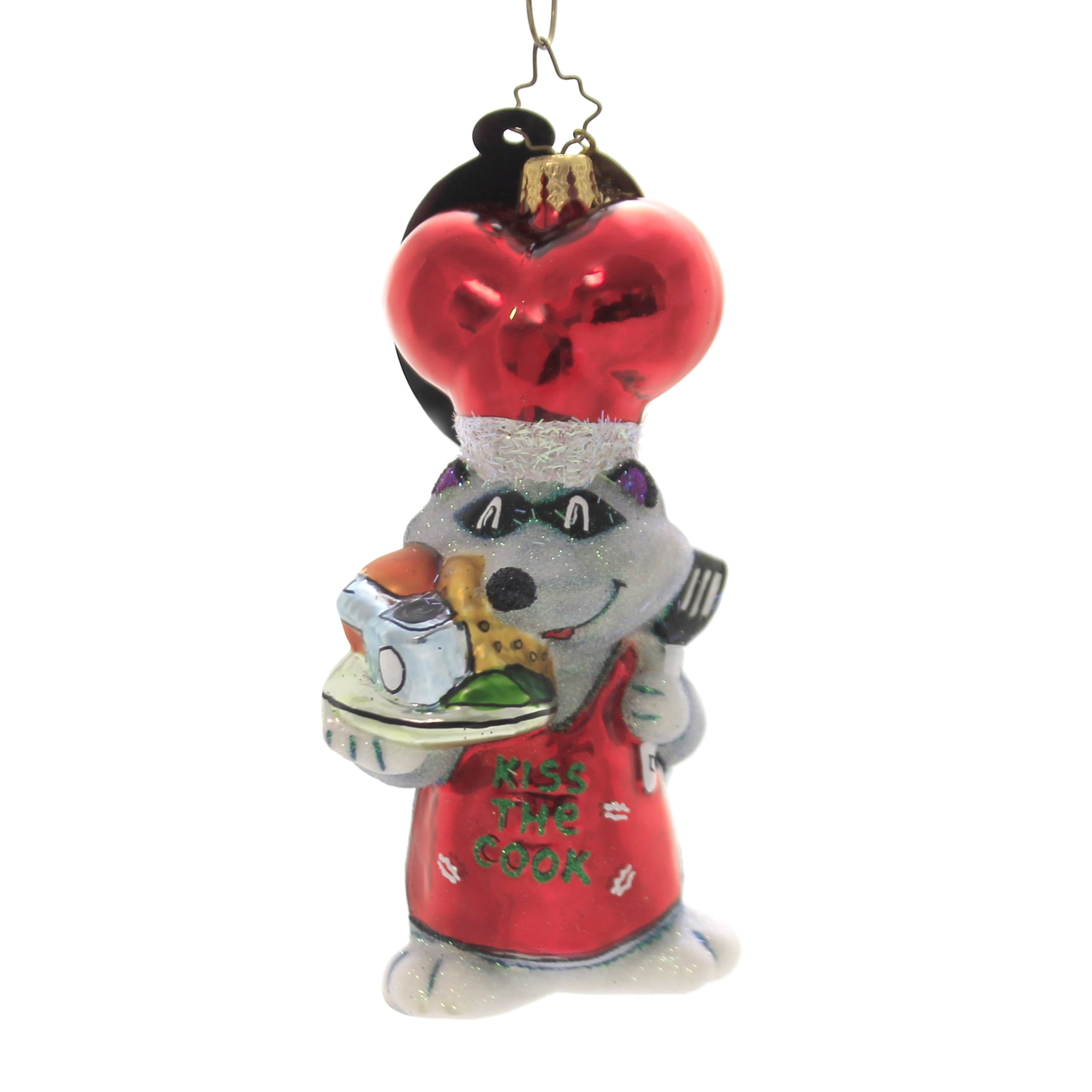 Christopher Radko Company 4.50In Kiss The Cook, Glass, Ornament ...